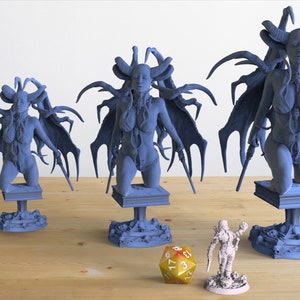 Demon Abere Bust Resin Art Print in Four Sizes - Etsy