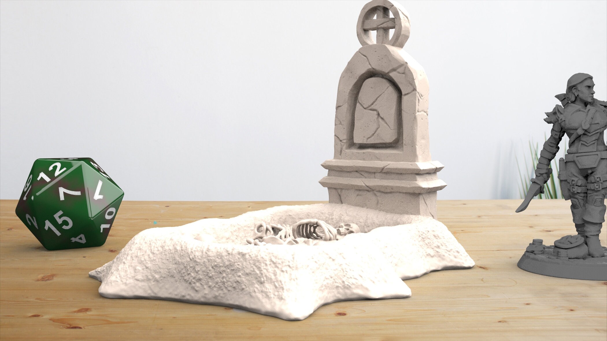 Tomb/open Grave Terrain Prop Skeleton Piles Hidden Crypt - Etsy