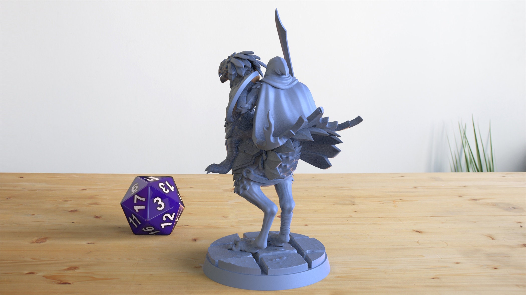 Kenku A Mounted Character Figures for D&D Pathfinder and - Etsy