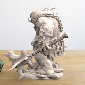 Infernum Cyclops Standing - With Giant Mace - 3D Printed Miniature for ...