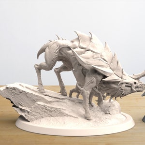 3D Printed Infernum Dog Mother Miniature for D&D, Pathfinder and Other ...
