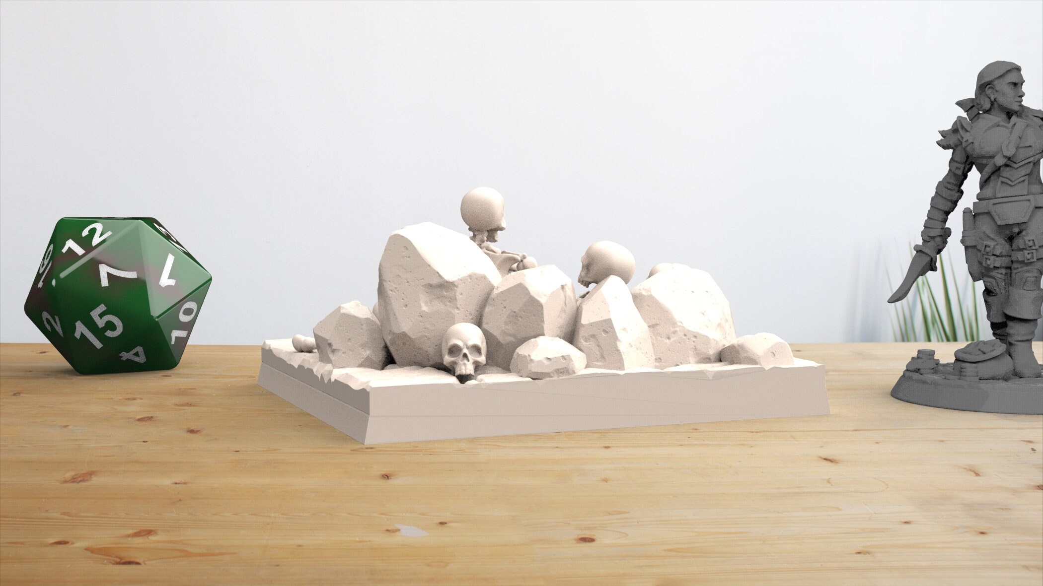 Skeletons Terrain Prop Skeleton Piles Hidden Crypt - Etsy