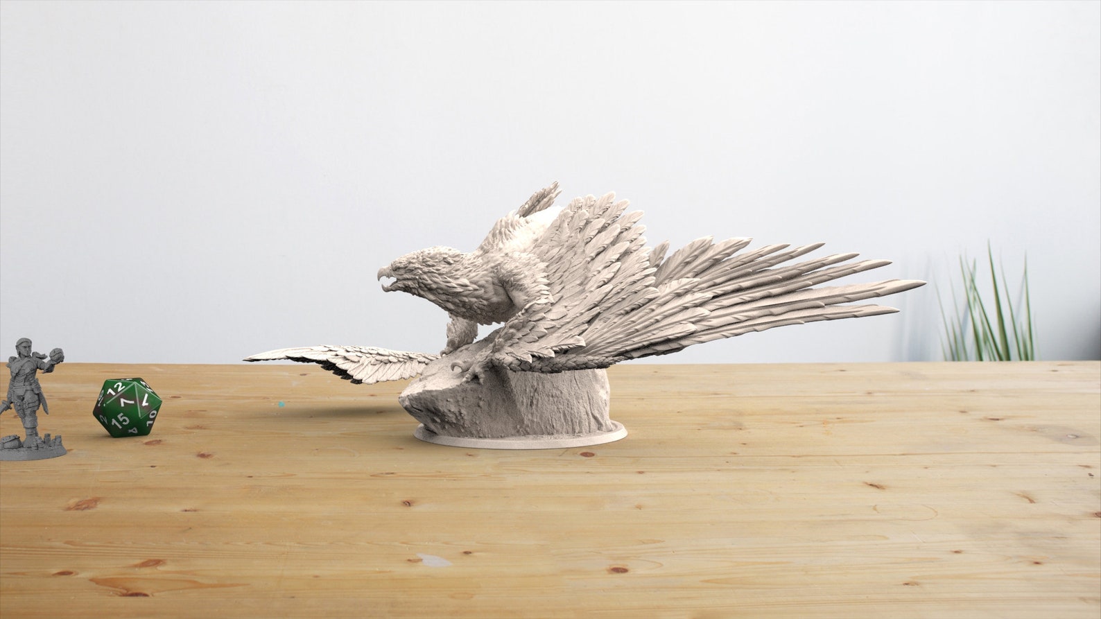 Rukh Female Griffon/gryphon 3D Printed Miniature for D&D, Pathfinder ...