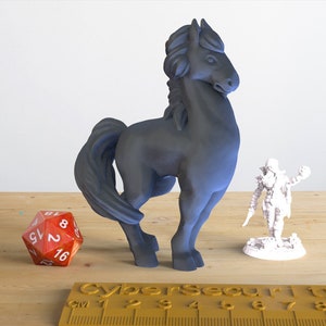Obsidian Steed Figurine Wondrous Power - Life-sized Prop for Cosplay ...