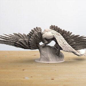 Rukh Female - Griffon/gryphon - 3D Printed Miniature for D&D ...