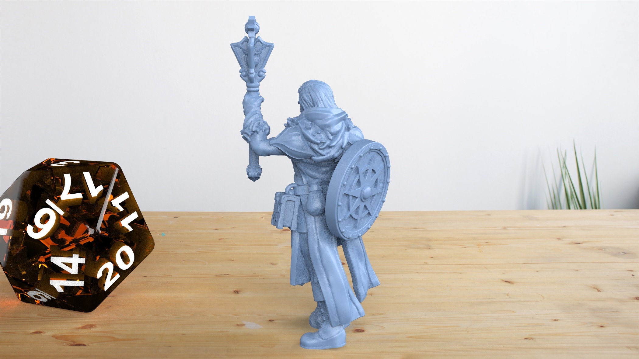 Female Mystra Cleric Miniature for D&D Pathfinder and Other - Etsy