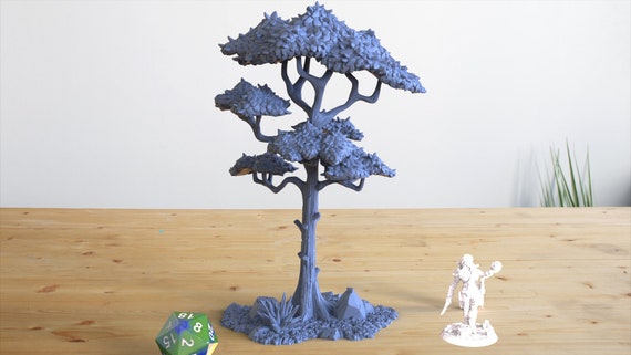 Thin Tall Tree Forest Trees Waterfall and River Set Cast | Etsy