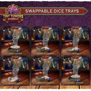World Tree (leaves) Small-size Dice Tower - Tiny Tower by Fates End ...