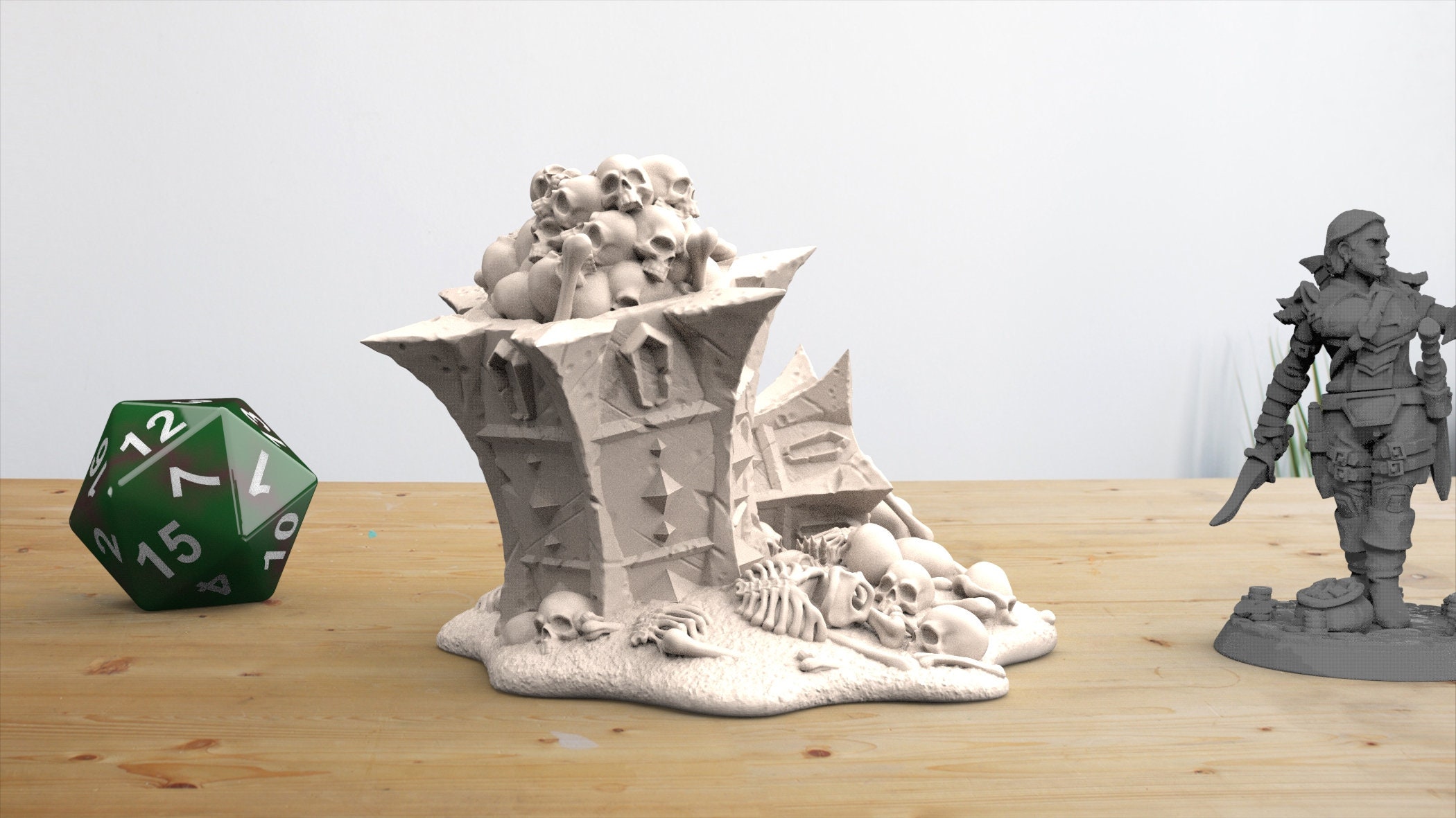 Skull Cups Terrain Prop Skeleton Piles Hidden Crypt - Etsy