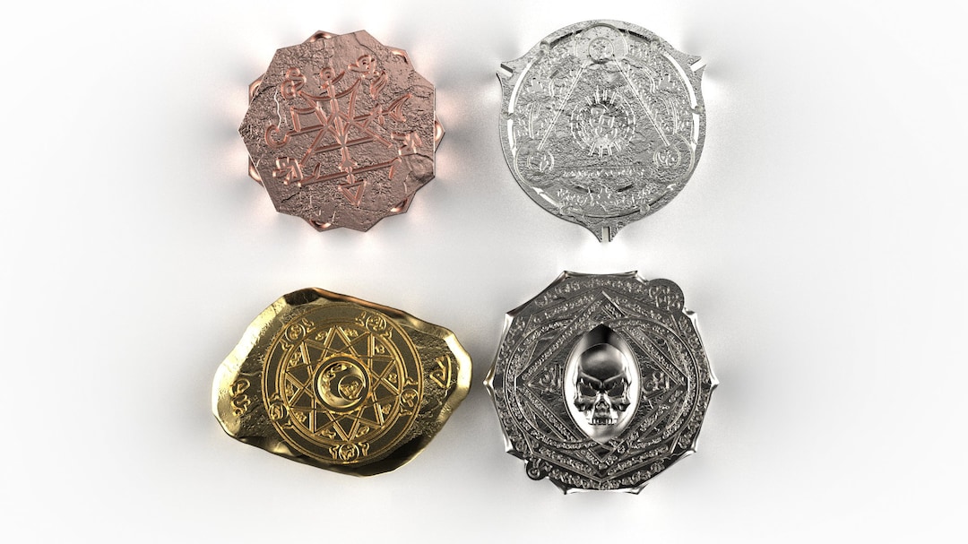 Necromancer Coins Life-sized Prop for Cosplay, Larping and RPG Games ...