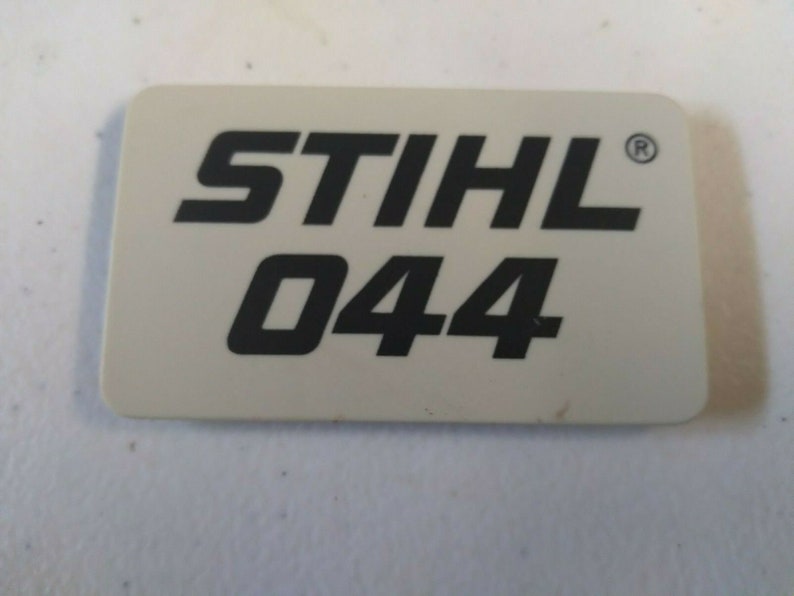 Stihl Chainsaw 044 Name Tag Model Plate OEM - Etsy