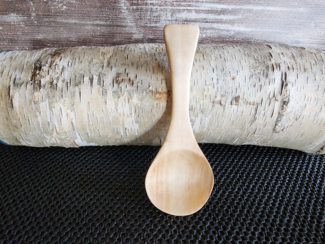 Hand Carved Willow Eating Spoon / Scoop - Etsy