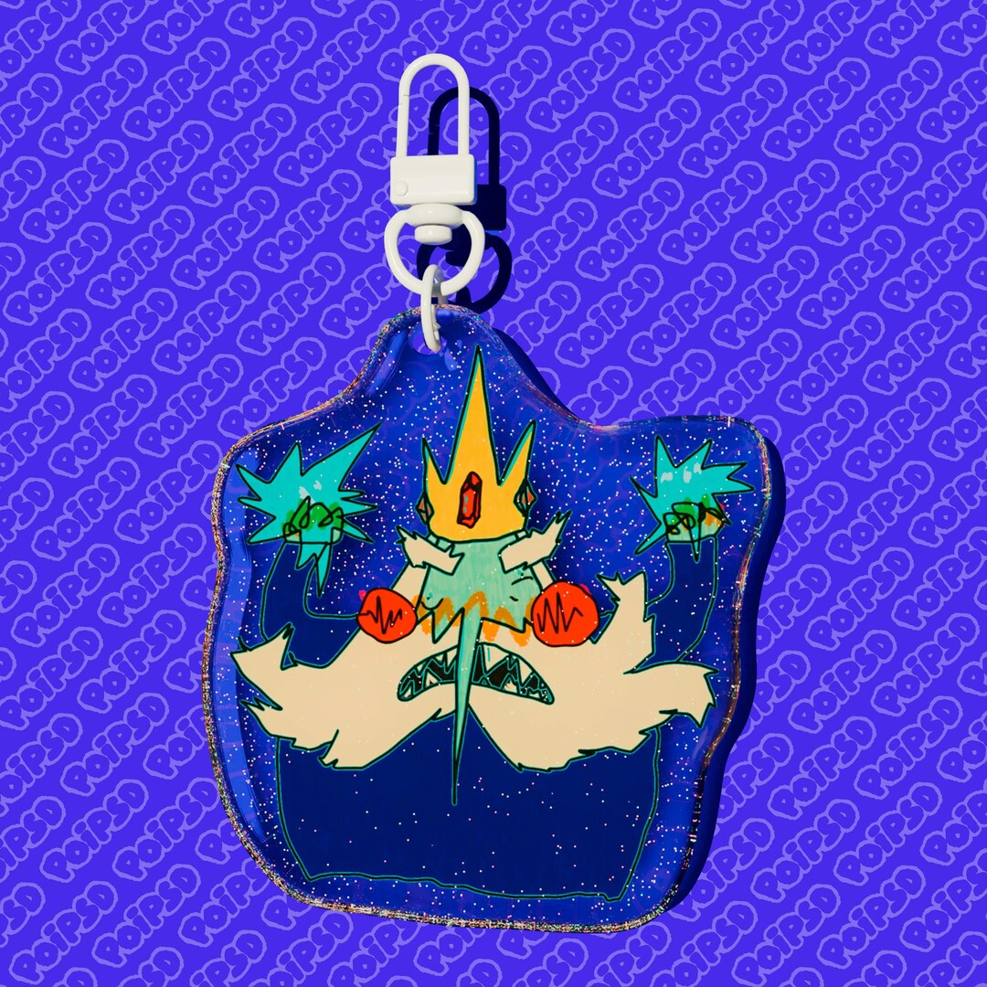 Adventure Time King Ice Keycharm Keychains simon Cute cartoon epoxy ...