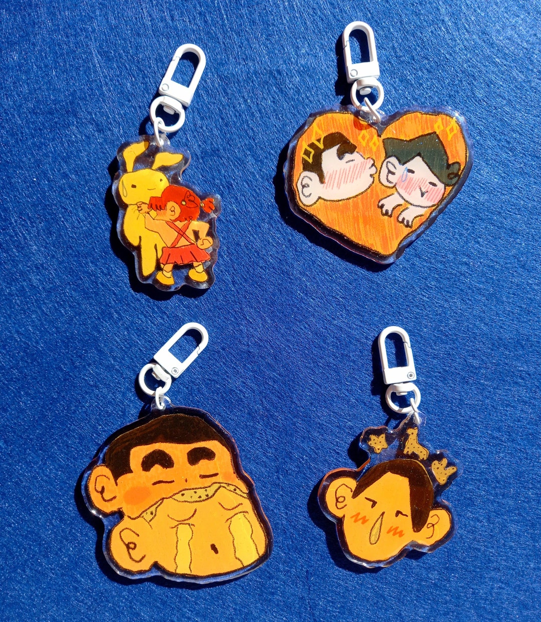 Crayon Shin Chan Keycharmkeychains Epoxy glitter Shin Chan Kazama Masao ...