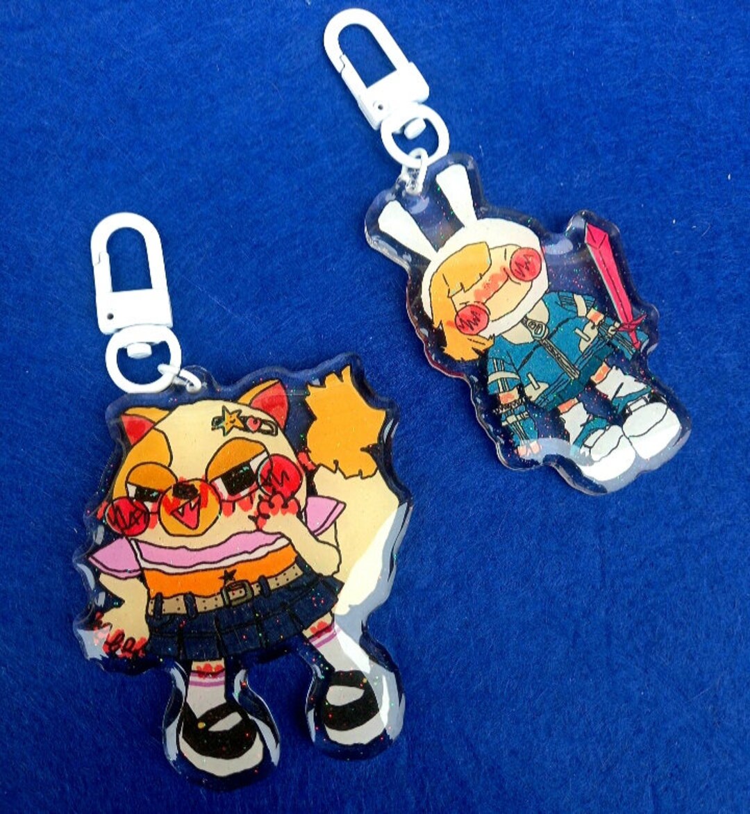 Fionna and Cake Time Keycharms Adventure keychains Time Finn Jake cute ...