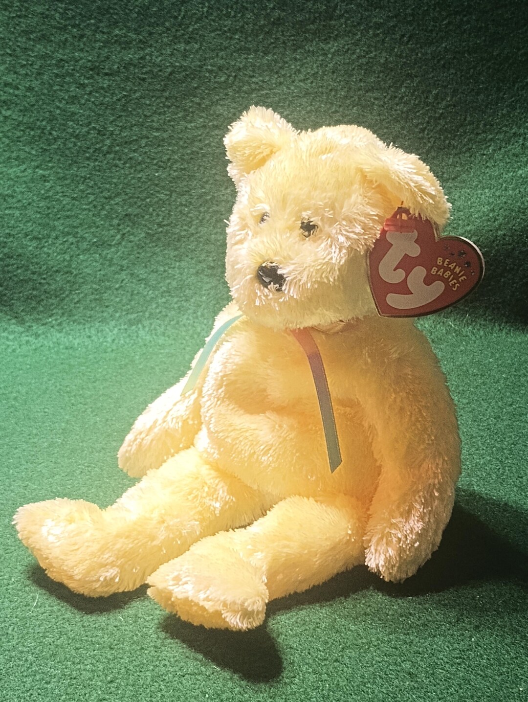 Vintage Ty Beanie Baby "sherbet" Bear With Tag Errors - Etsy