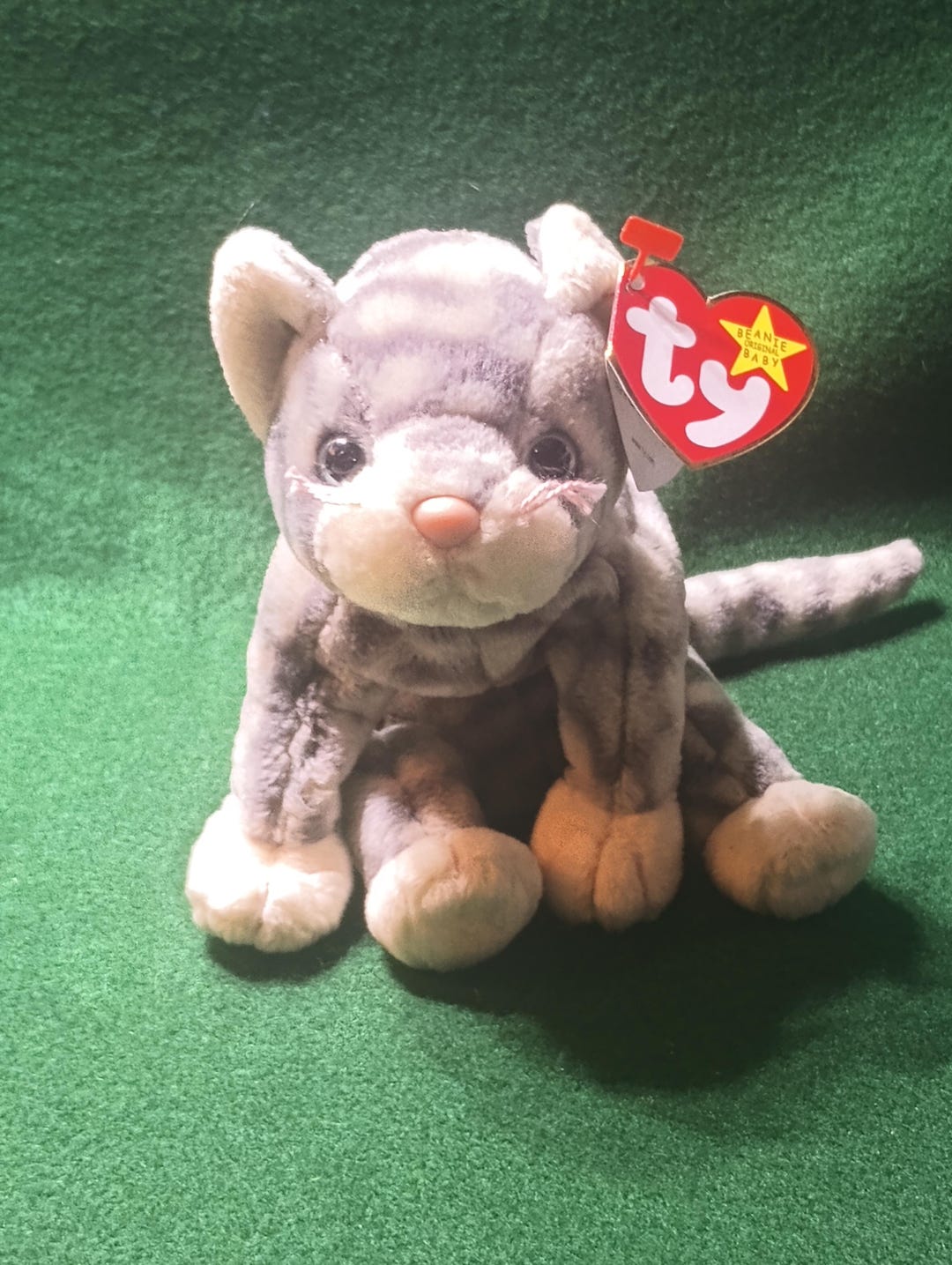 Vintage Ty Beanie Baby "silver" Kitty Cat - 1999 W/ Tag Errors - Etsy