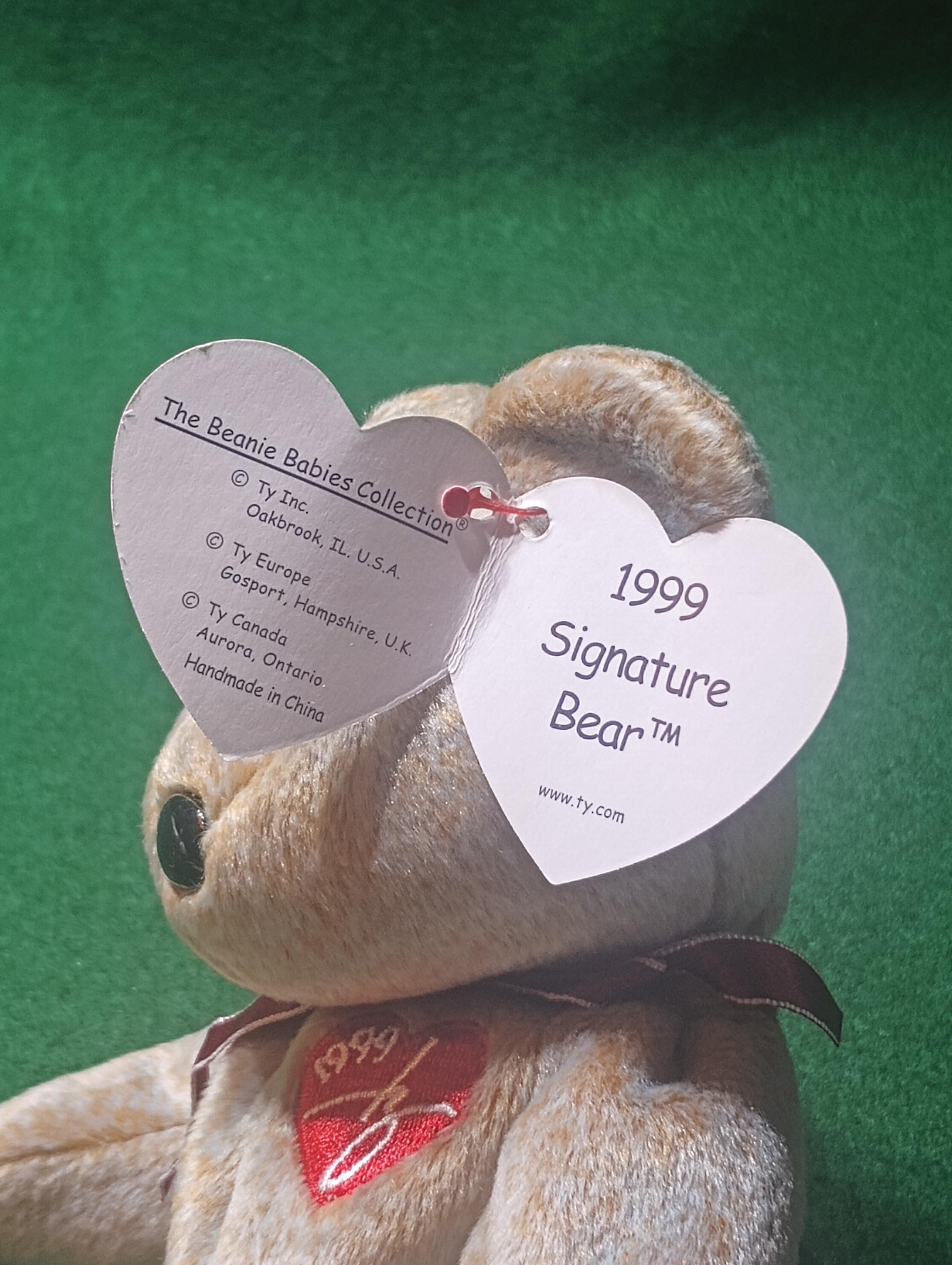 1999 MINT RARE " 1999 Signature Bear " Was Born With Errors in 1999 ...