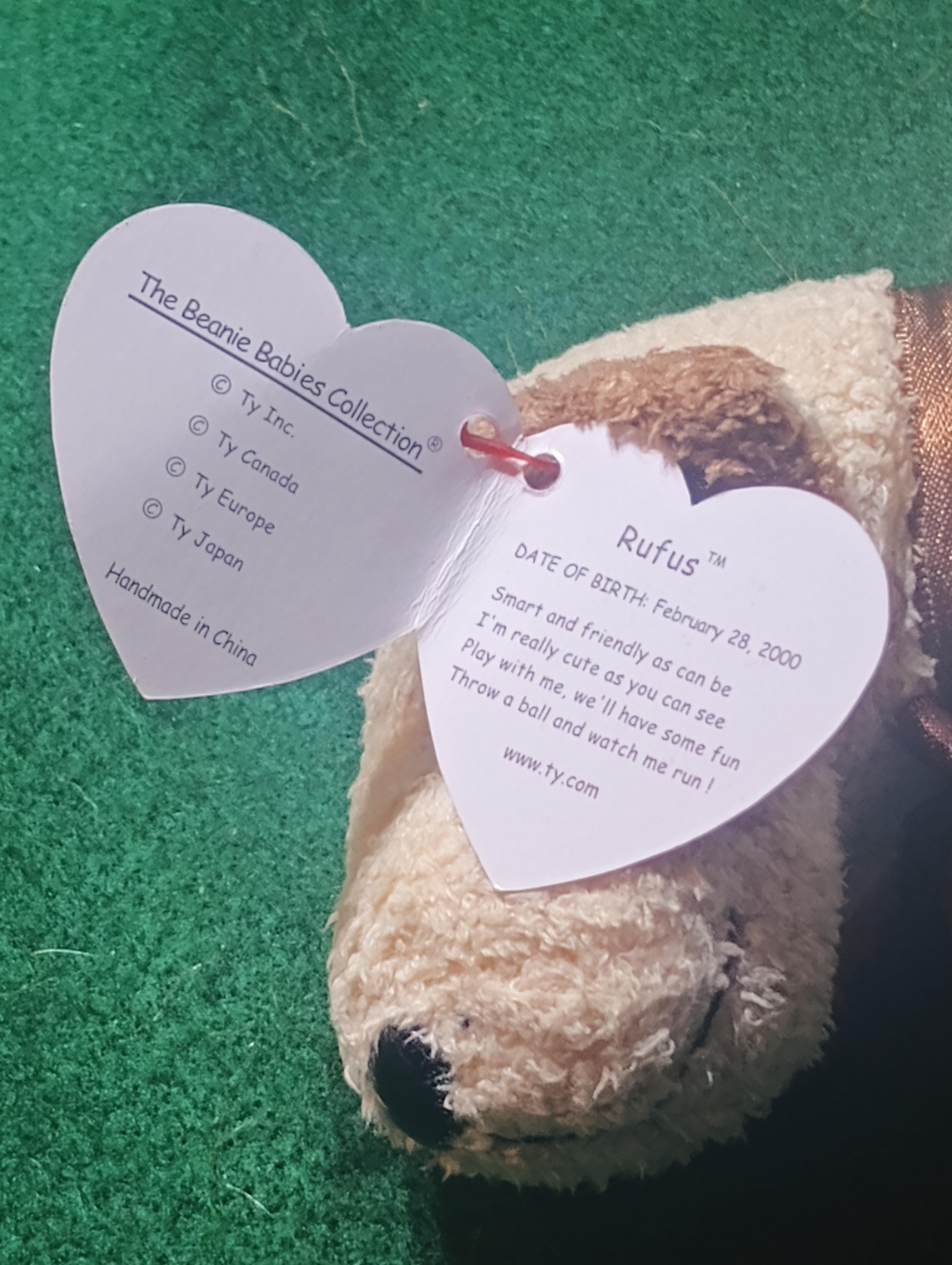 Rufus MINT RARE Ty " Rufus " Was Born With Errors in 2000 Which Makes ...