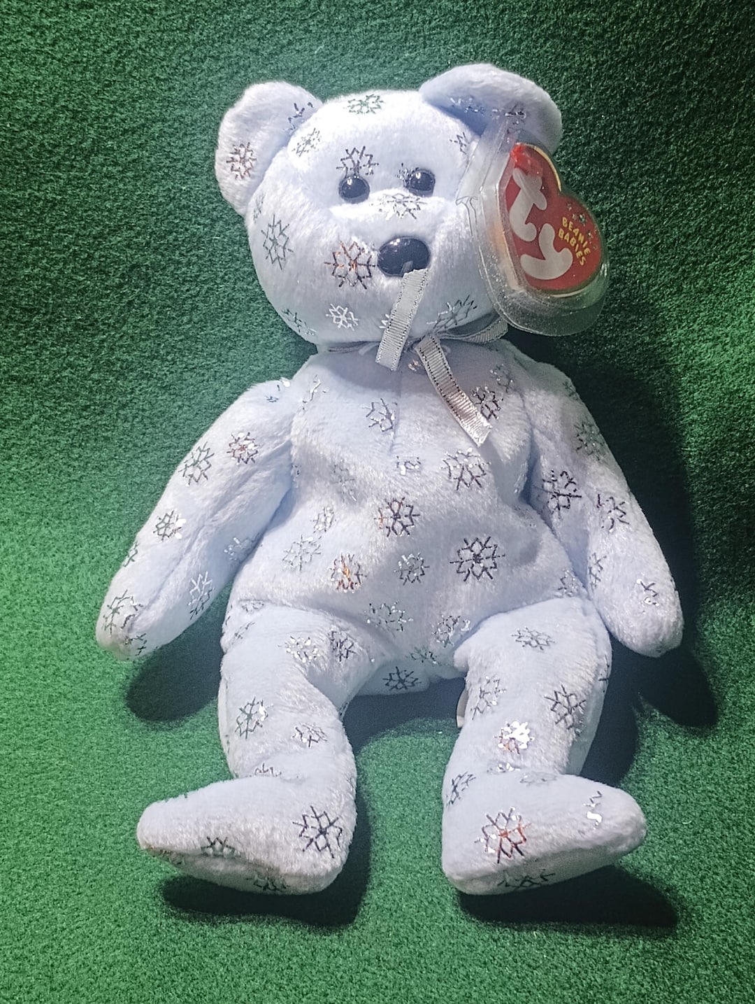 Rare Ty Beanie Baby "flaky" Snowflake Bear - Mint With Errors (2002) - Etsy
