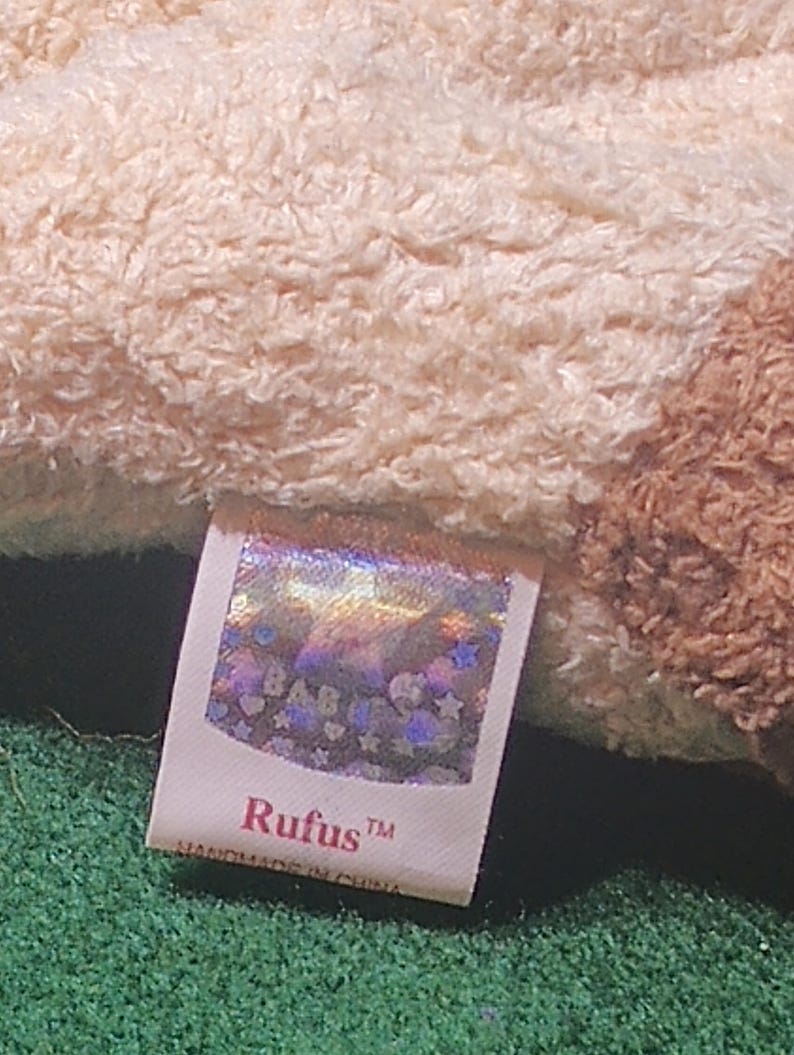 Rufus MINT RARE Ty " Rufus " Was Born With Errors in 2000 Which Makes ...