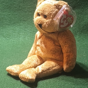 Vintage Ty Beanie Baby "cashew" Bear: Mint Condition, Error Tags - Etsy