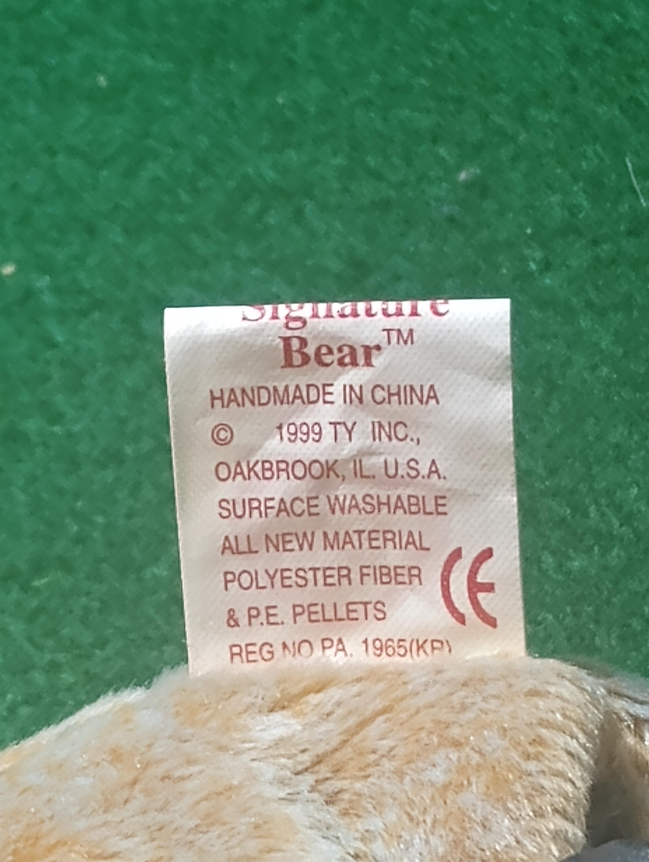 1999 MINT RARE " 1999 Signature Bear " Was Born With Errors in 1999 ...