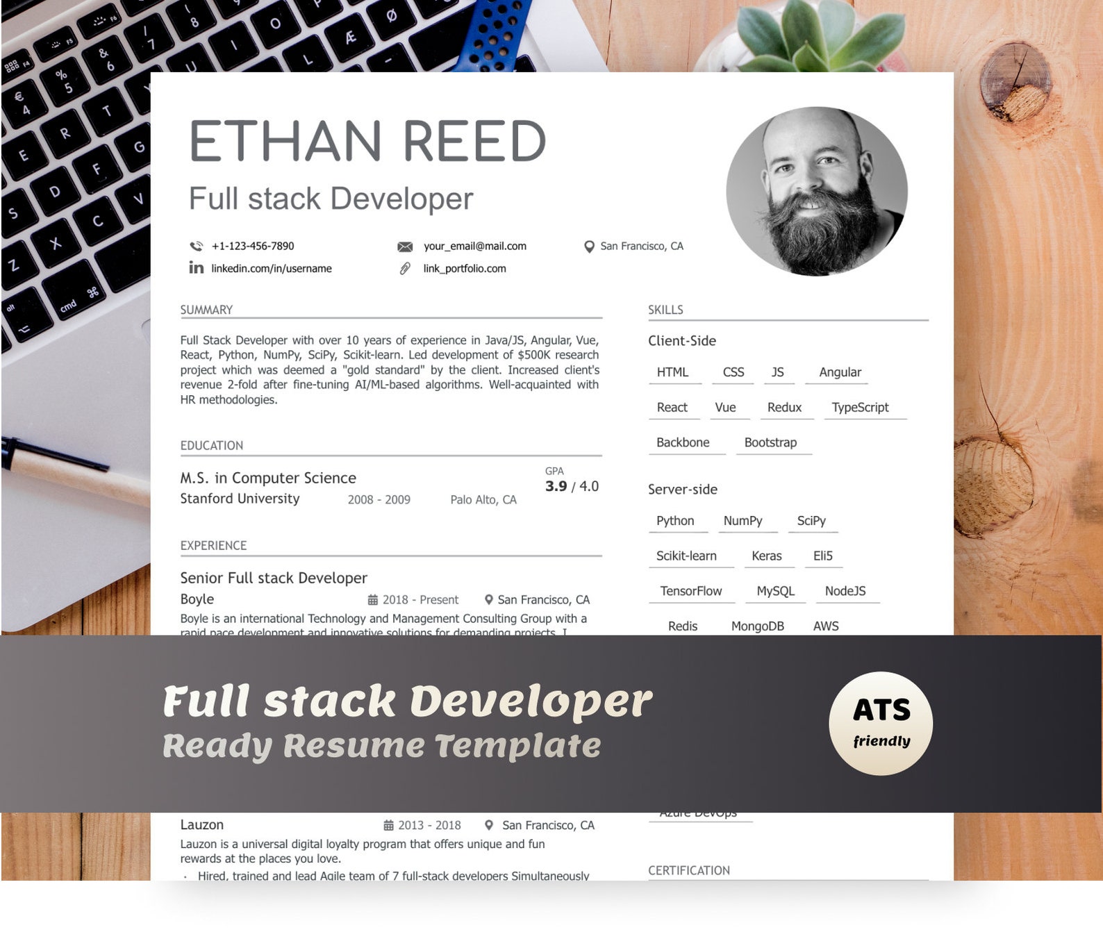 Resume Full Stack Developer, Ready Resume Full Stack Developer, Ready ...