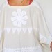 The Dawn Kaftan Hand Appliqué White Boho Kaftan Coverup Dress - Etsy