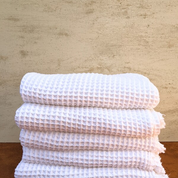 Waffle Weave Fabric by the Yard - Etsy