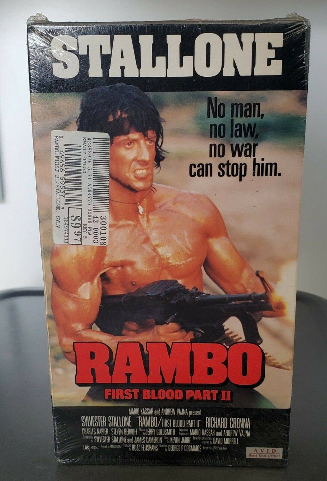 Rambo First Blood Part II VHS Grade READY Watermark Stamp | Etsy