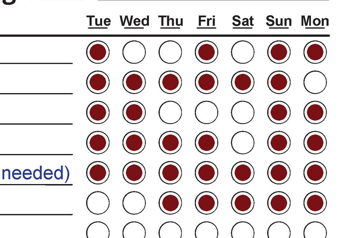 Daily Routine Log PLUS PDF Form | Daily Routine Tracker Fillable ...
