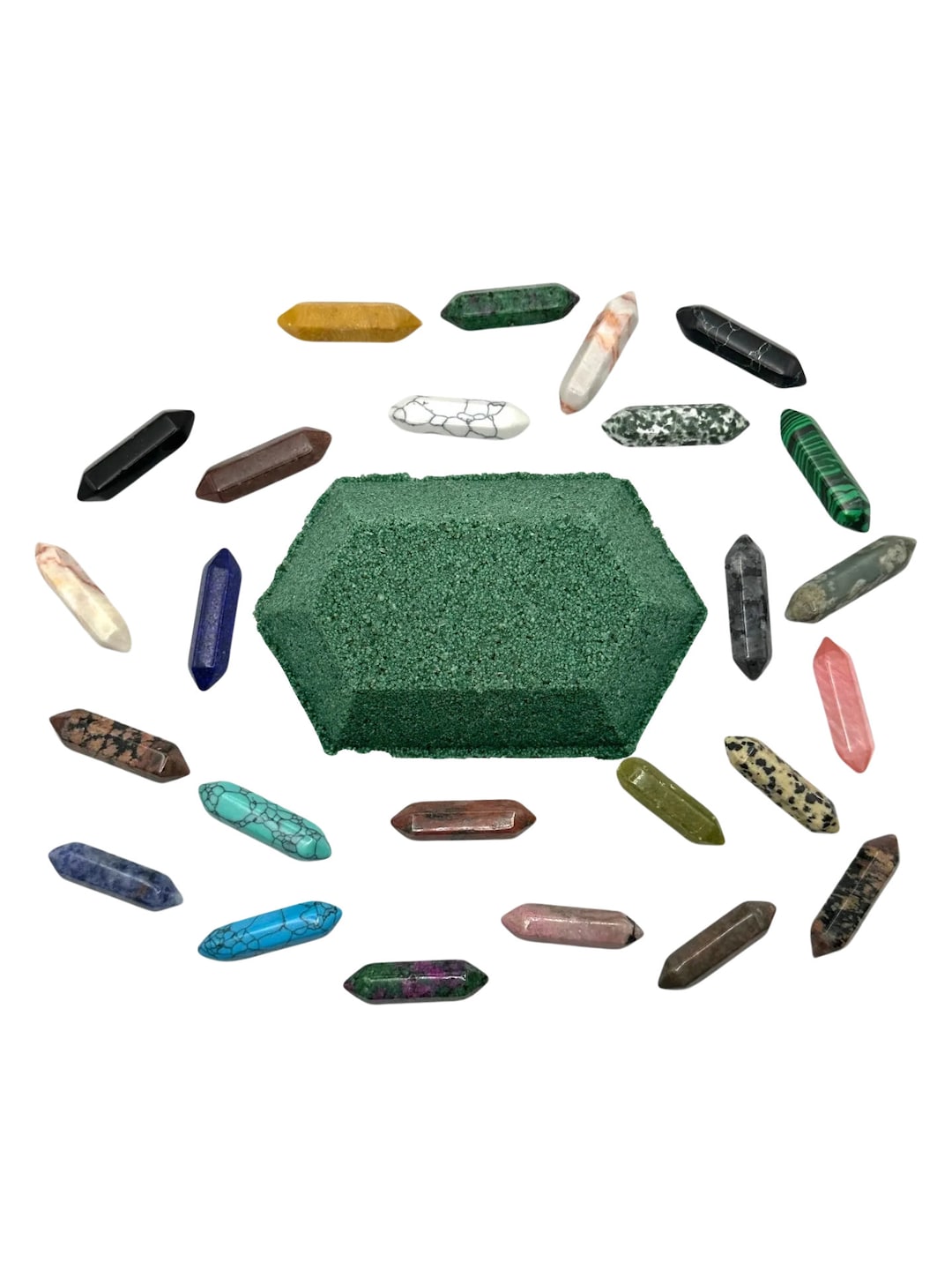Gemstone Surprise Emerald Bath Bomb - Etsy