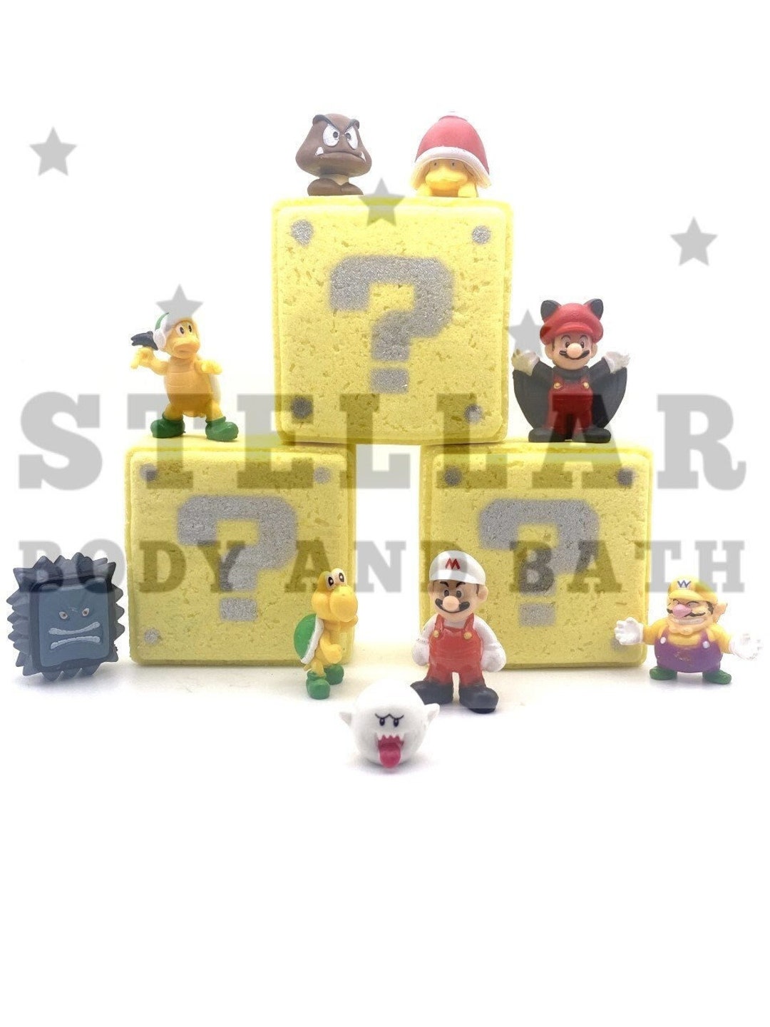 Mariobomb Surprise Bath Bomb 3 Pack - Etsy