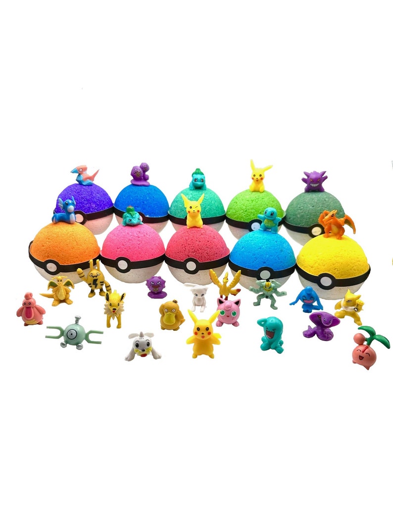 Pokebomb Surprise Bath Bomb (singles, Multiple Colors & Scents ...