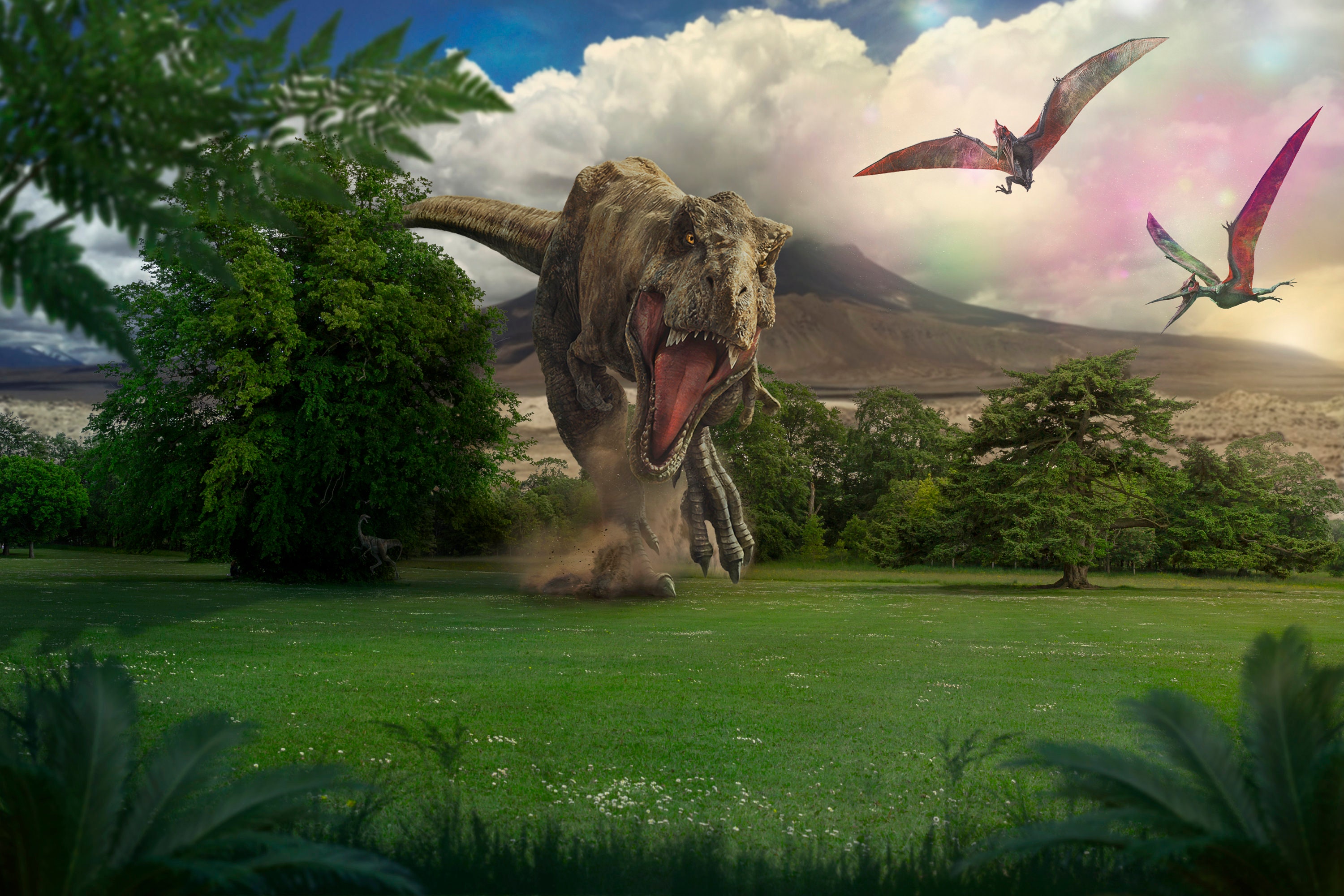 Dinosaur Digital Backdrop - Etsy