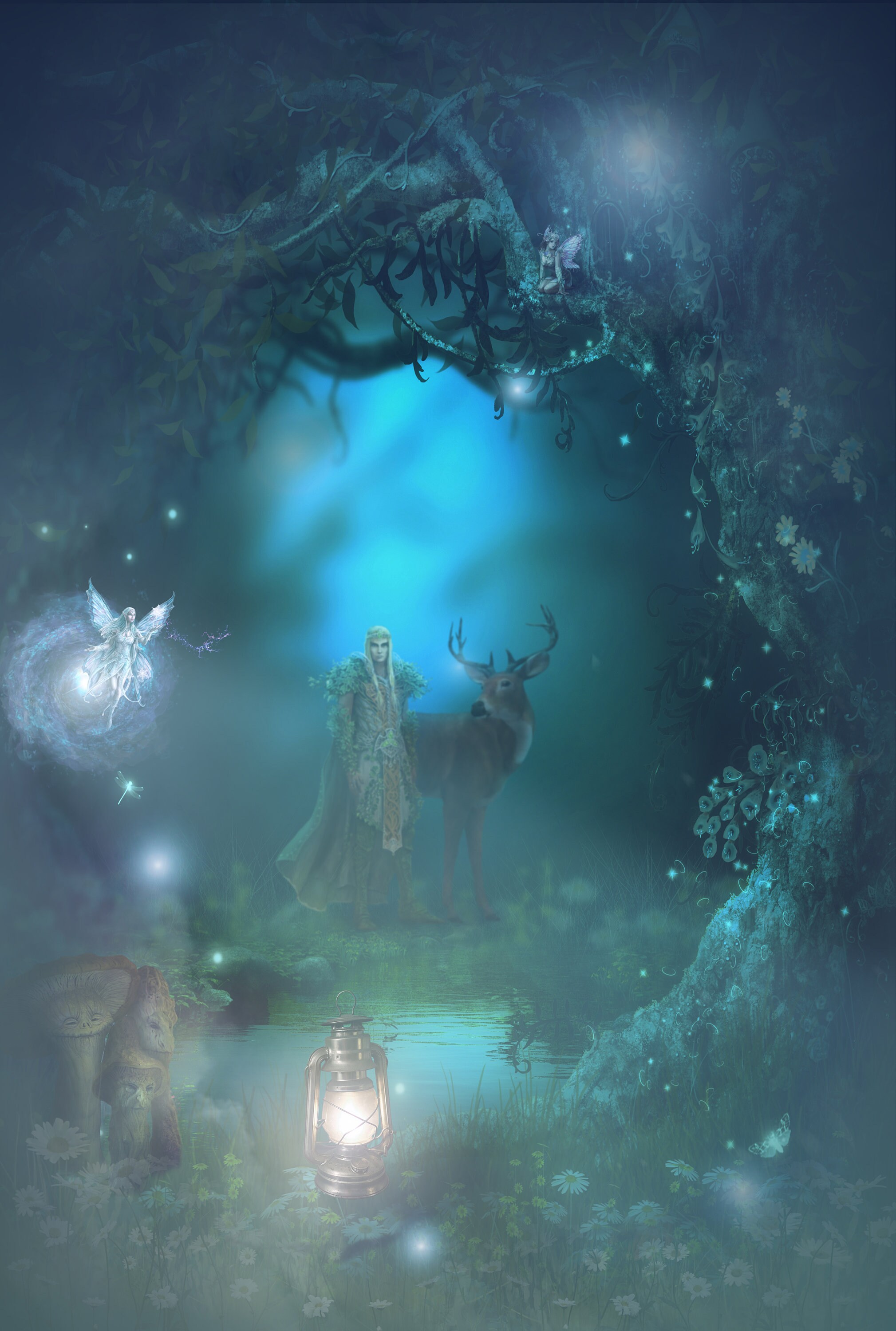 Fairy Digital Backdrop - Etsy