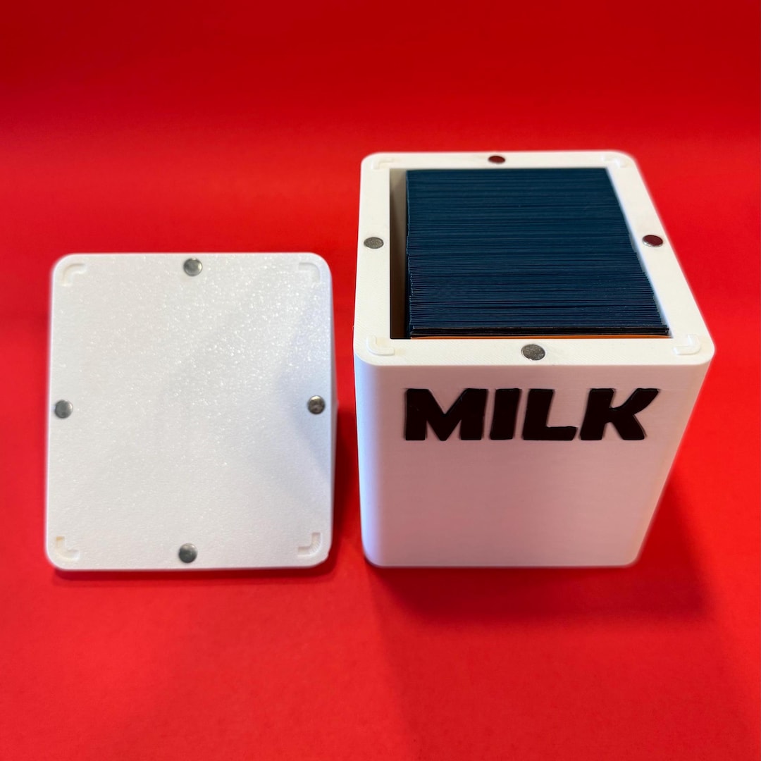 Milk Carton Cow Deck Box for Magic the Gathering MTG EDH Commander ...