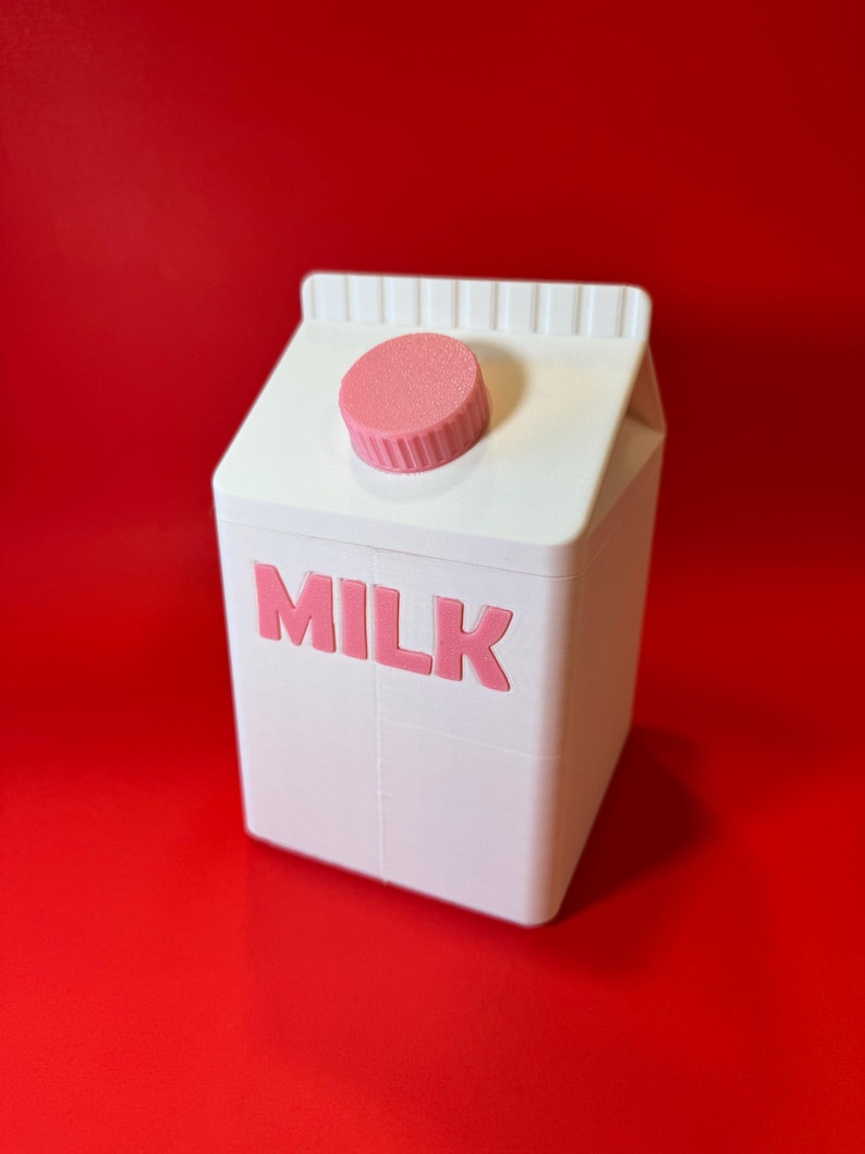 Moooooo Got Milk Milk Carton Deck Box for 100 Sleeved Cards - Etsy