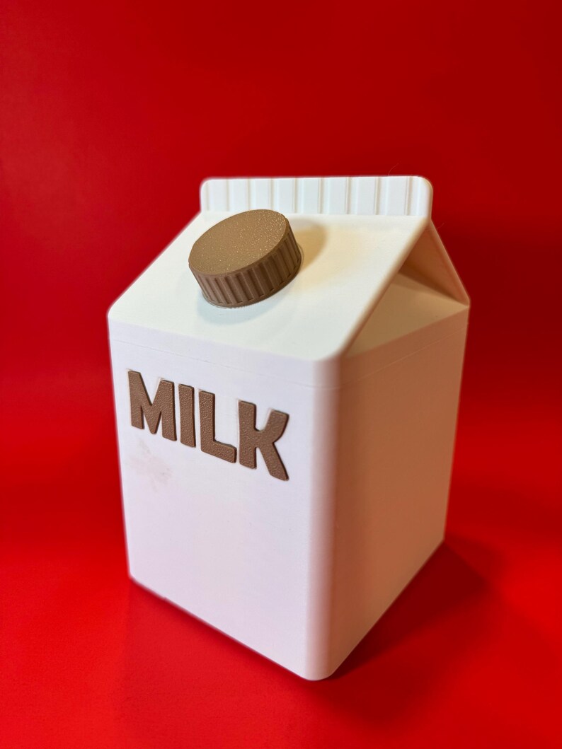 Moooooo Got Milk Milk Carton Deck Box for 100 Sleeved Cards - Etsy