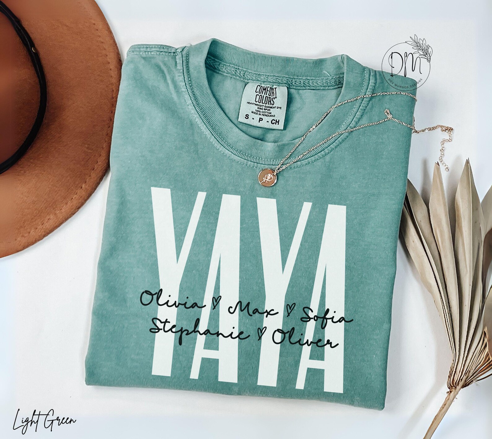 Comfort Colors Yaya Shirt Personalized Yaya Shirt Custom Yaya Tshirt ...