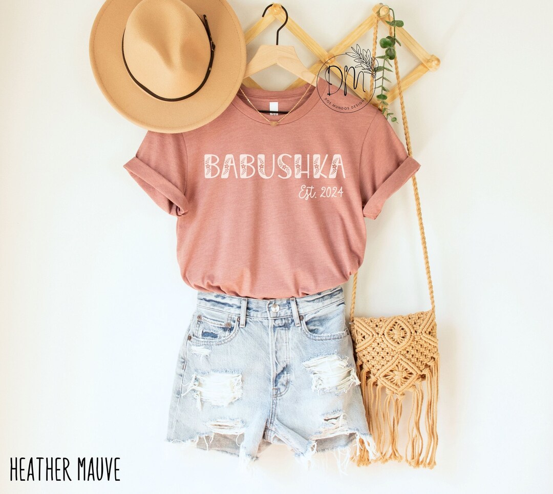 Babushka Shirt, Floral Babushka Established Shirt, Custom Babushka ...