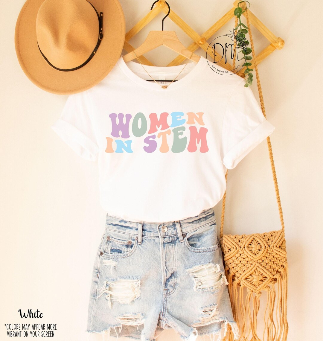 Retro Women in STEM Shirt, Steminist Tee, Gift for Stem College Grad ...
