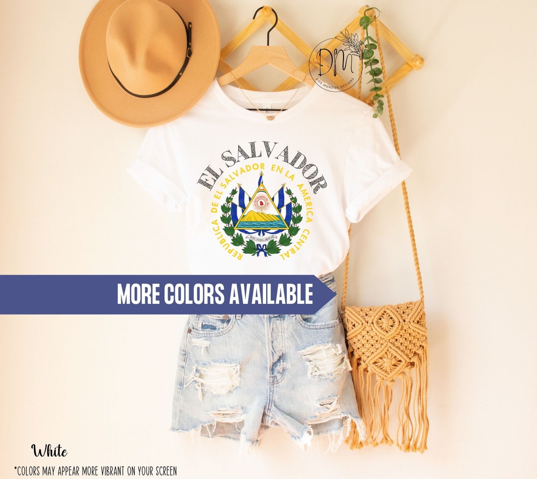 El Salvador Shirt, El Salvador Flag Shirt, Regalo Para Salvadoreña ...