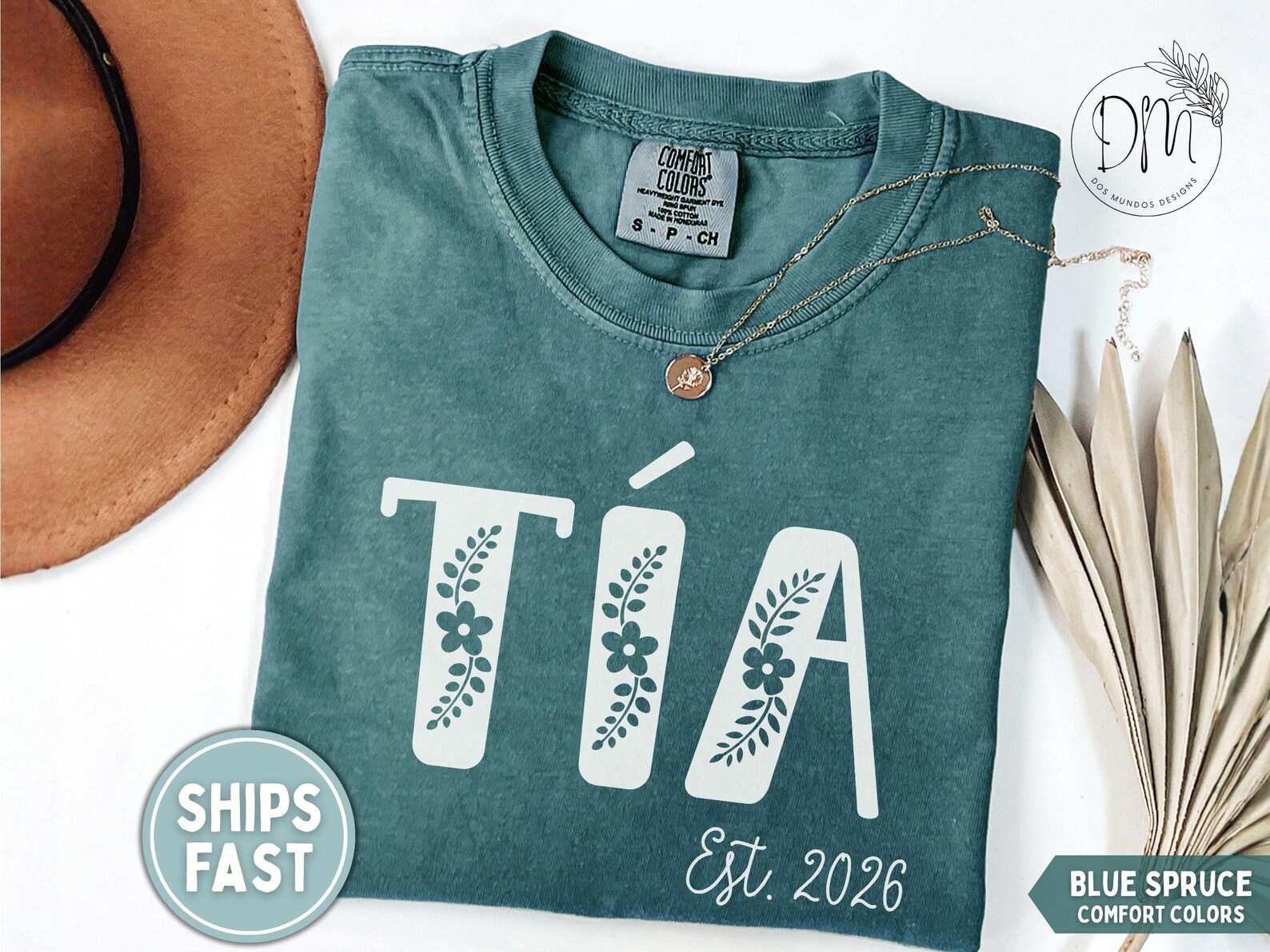 Tia Established Shirt, Floral Tia Est. Tshirt, Personalized New Tia ...