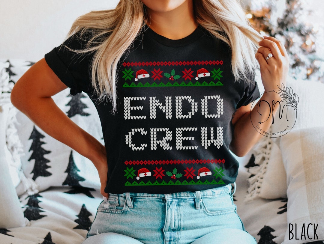 Christmas Endo Shirt, Endo Nurse Christmas T-shirt, Endo Crew Christmas ...