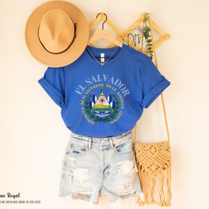 El Salvador Shirt, El Salvador Flag Shirt, Regalo Para Salvadoreña ...