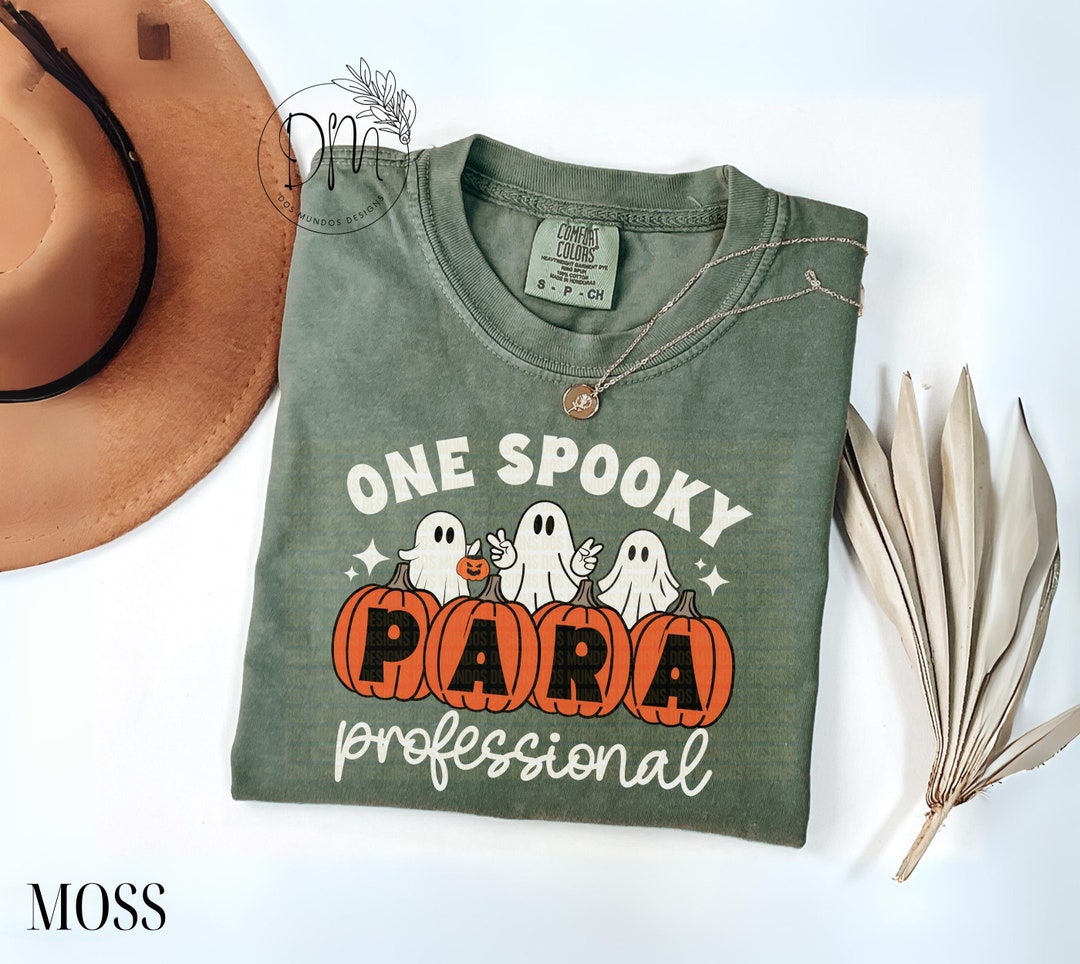 Comfort Colors® Paraprofessional Halloween Shirt, Halloween ...