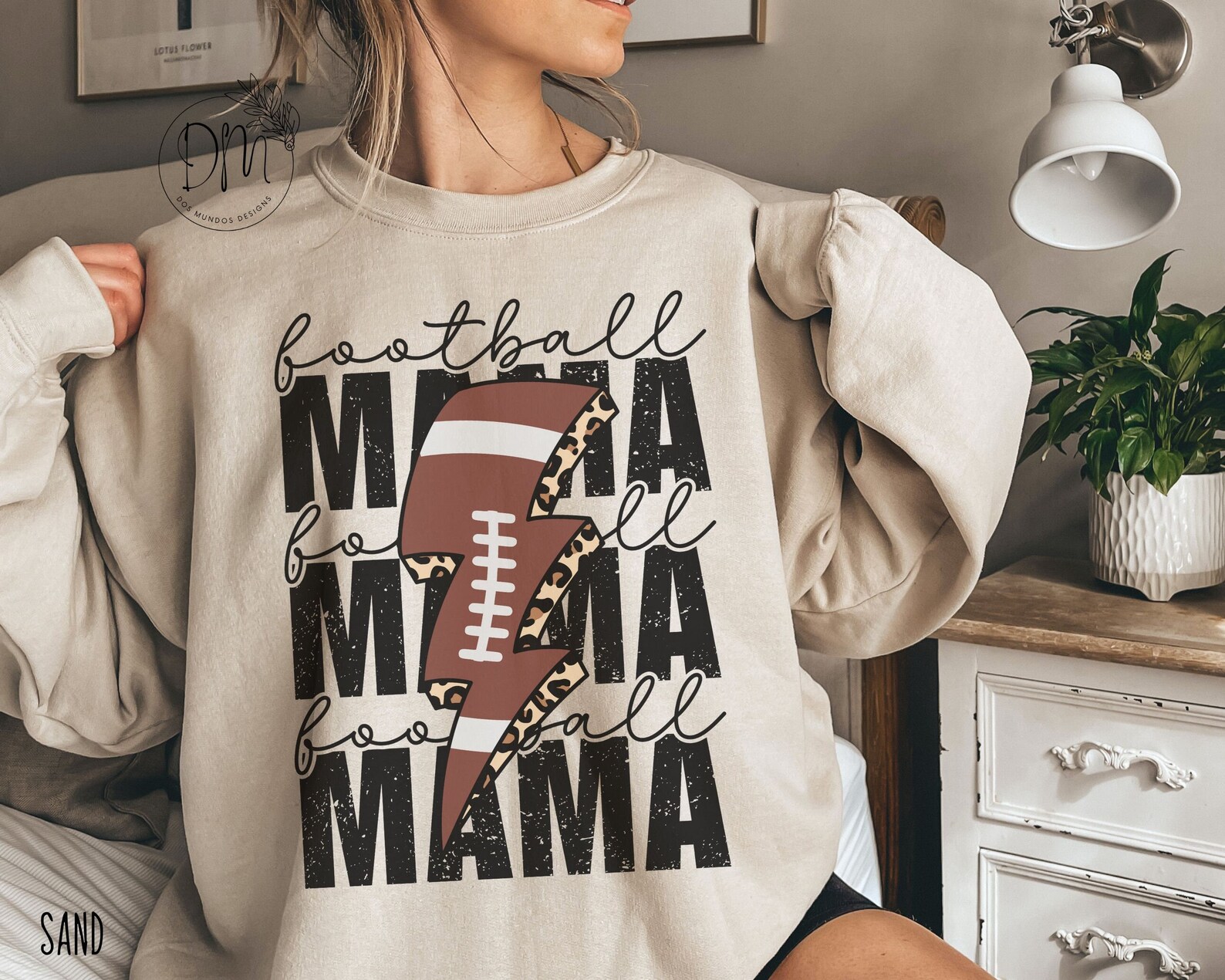 Football Mama Sweatshirt, Football Mom Sweatshirt, Gift for Football ...