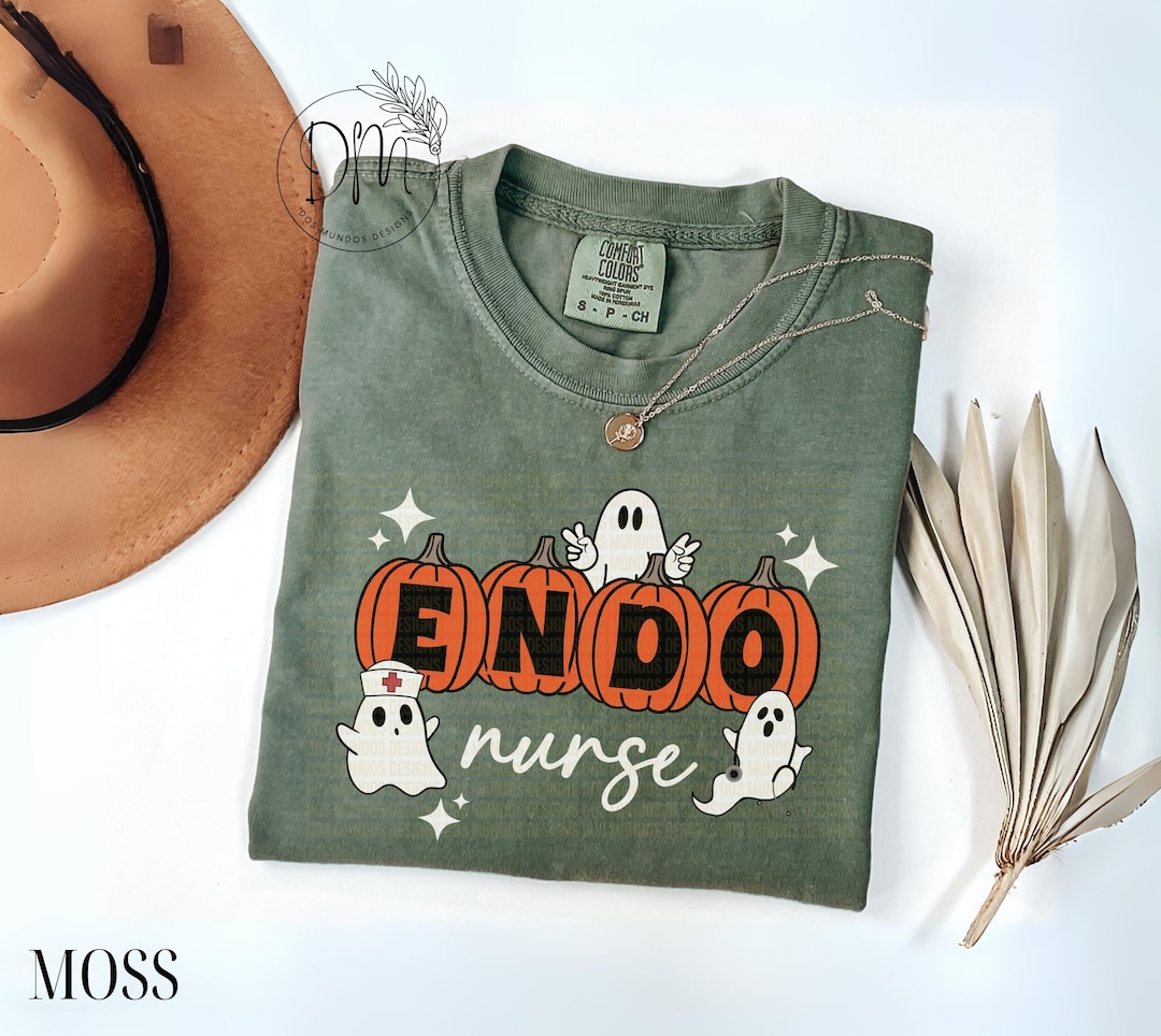 Comfort Colors® Endo Nurse Halloween Shirt Halloween Endoscopy Nurse ...